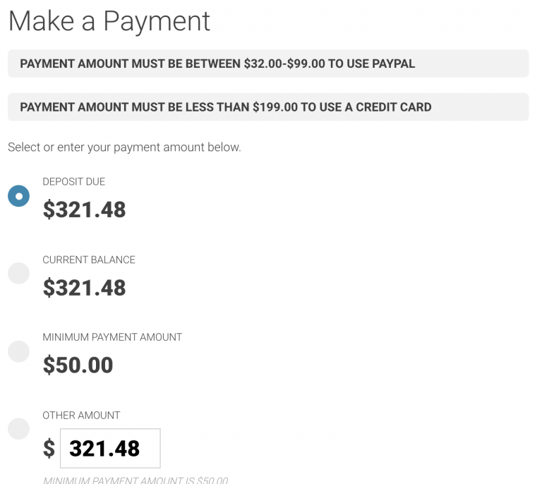 Limiting Payment Types by Payment Amount - Sprout Invoices
