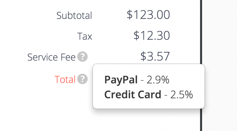 Add a Service/Convenience Fee to your Payment Options - Sprout Invoices